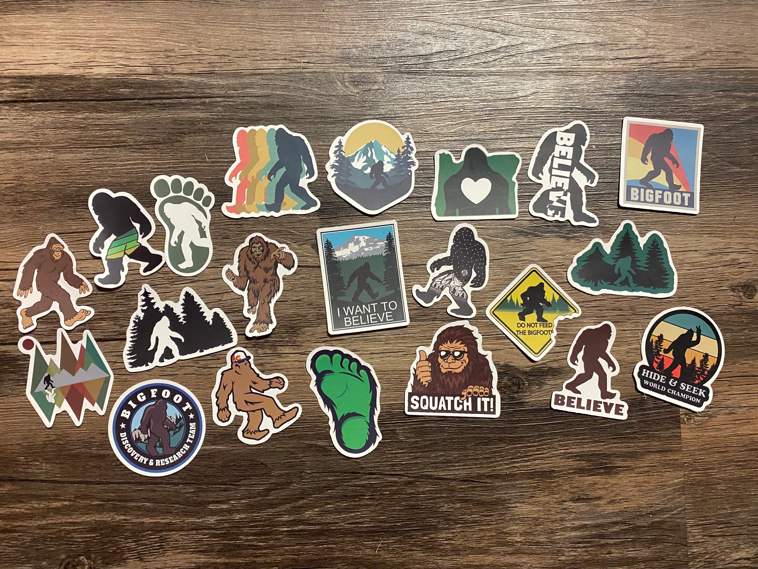 Sasquatch mystery sticker pack | All sales are final as we work on ...