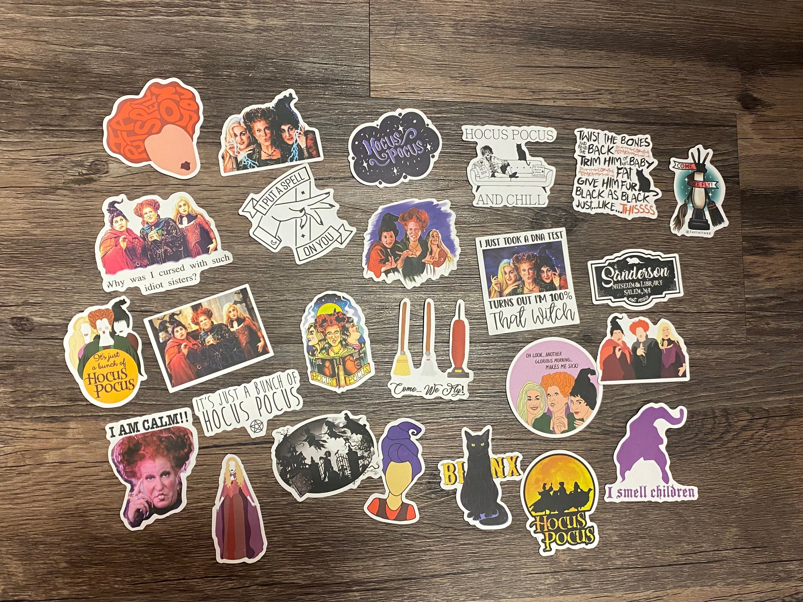 Hocus pocus mystery sticker pack | Bentonville Mercantile